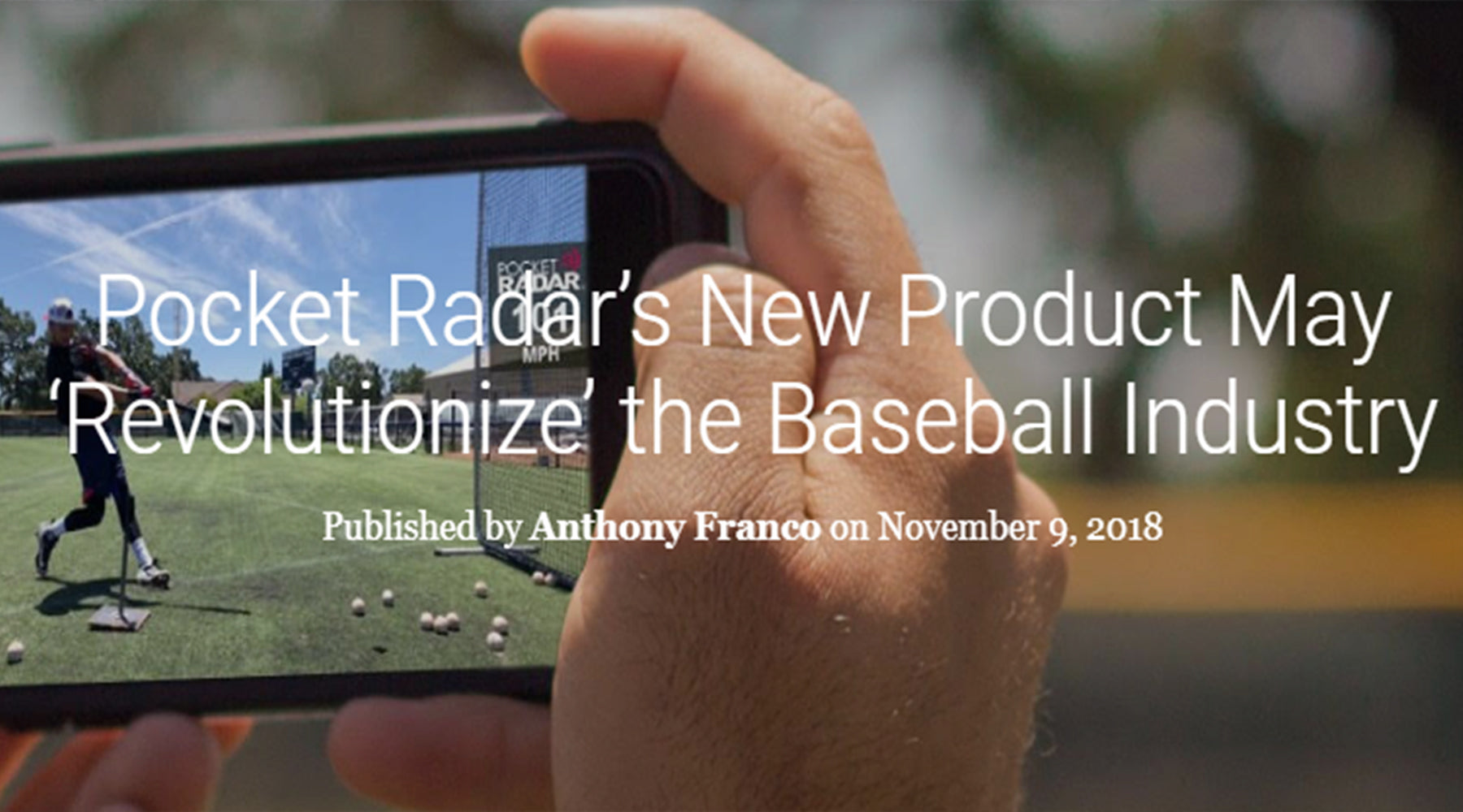 Collegiate Baseball Scouting Network Article: "Pocket Radar’s New Prod ...