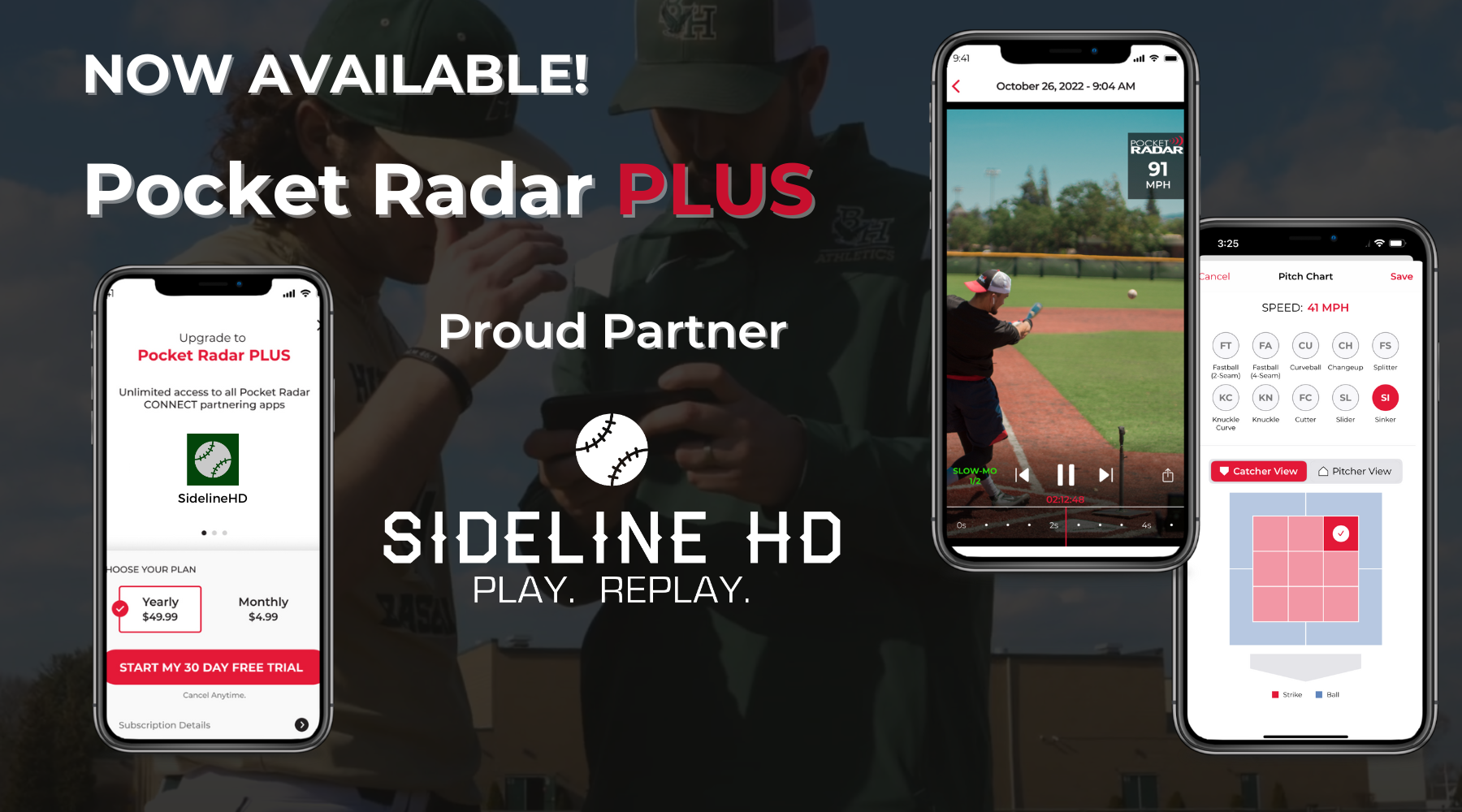 Pocket Radar Inc. & SidelineHD join forces to enhance in-game streamin