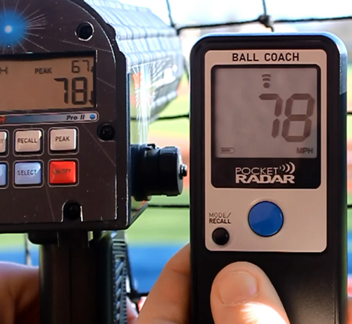 Ball Coach Radar™ (Model PR1000-BC) – Pocket Radar Inc.
